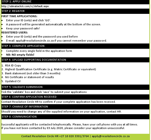 Internships – Flavius Mareka TVET College